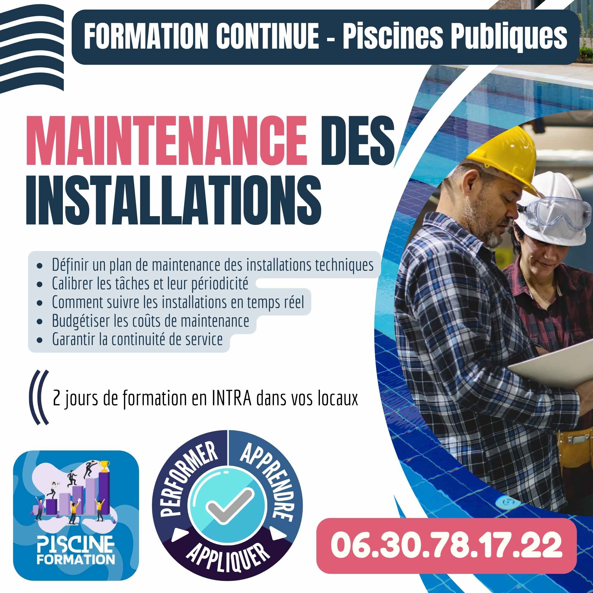 Formation Maintenance des installations techniques | Piscine Formation